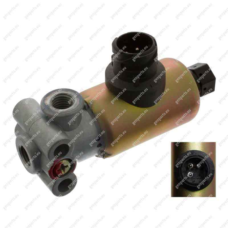Febi 45612 Solenoid Valve 81.52160-6115, 81.52160.6115, 81521606115 ...